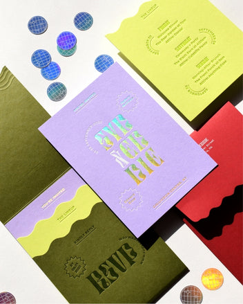Custom Letterpress and Foil Wedding Invitations – Nicety Studio