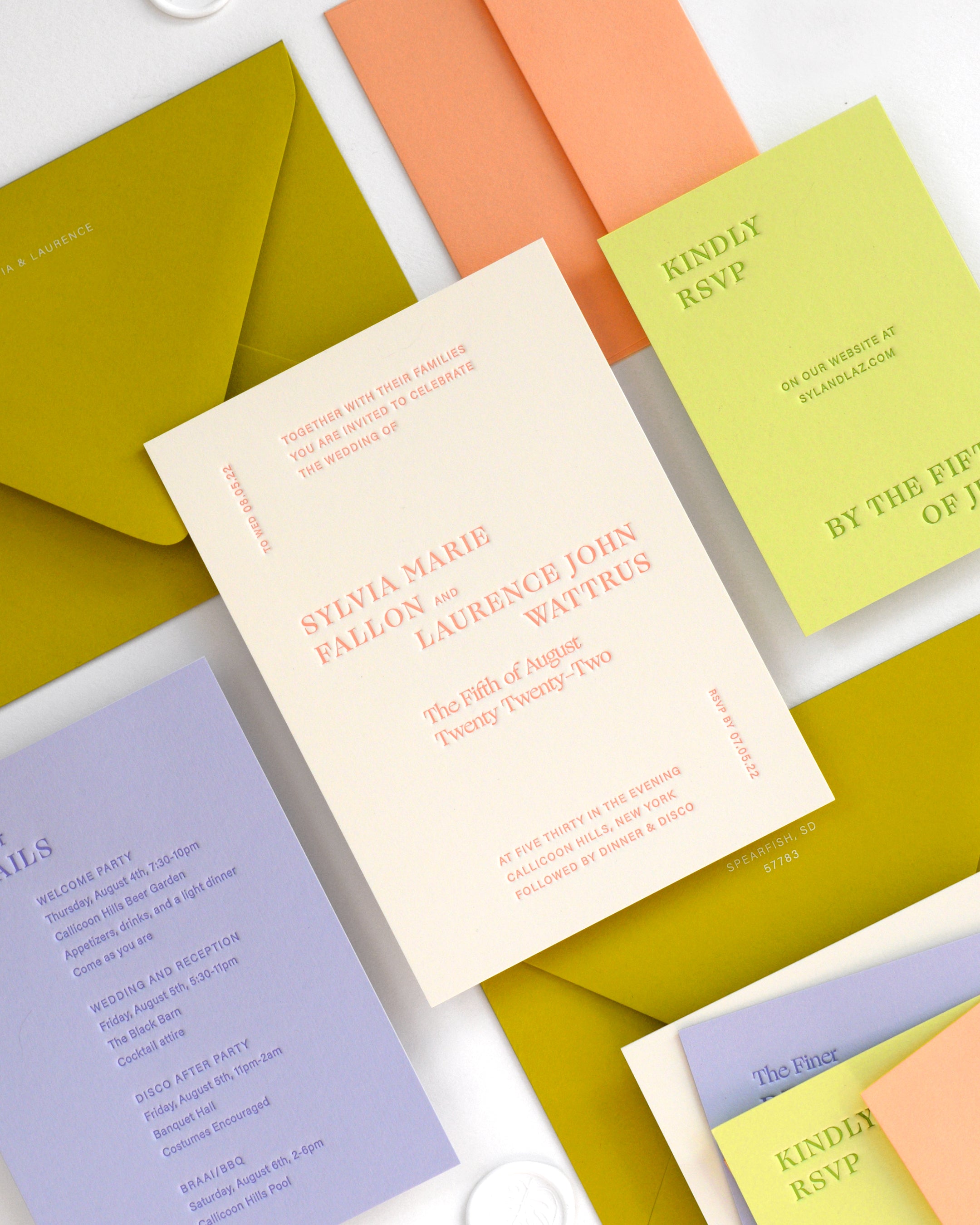 Custom Wedding Invitations | Letterpress and Foil Wedding Invites ...